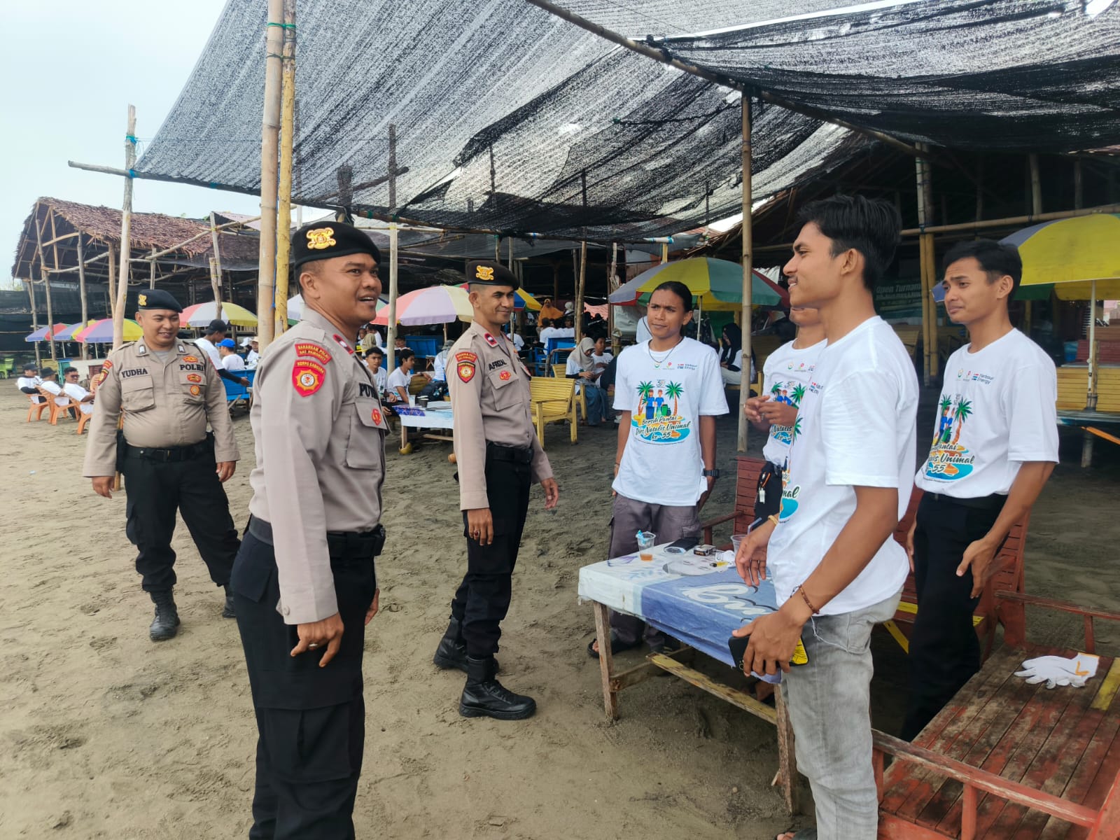 Patroli Wisata di Pantai Ujong Blang, Sat Pamobvit Jaga Keamanan dan ...
