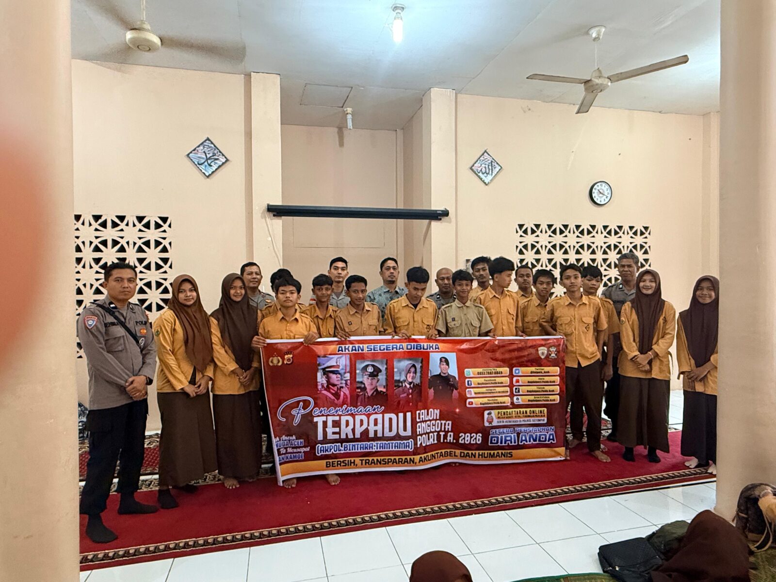Sat Binmas Polres Lhokseumawe Sosialisasikan Penerimaan Akpol, Bintara ...